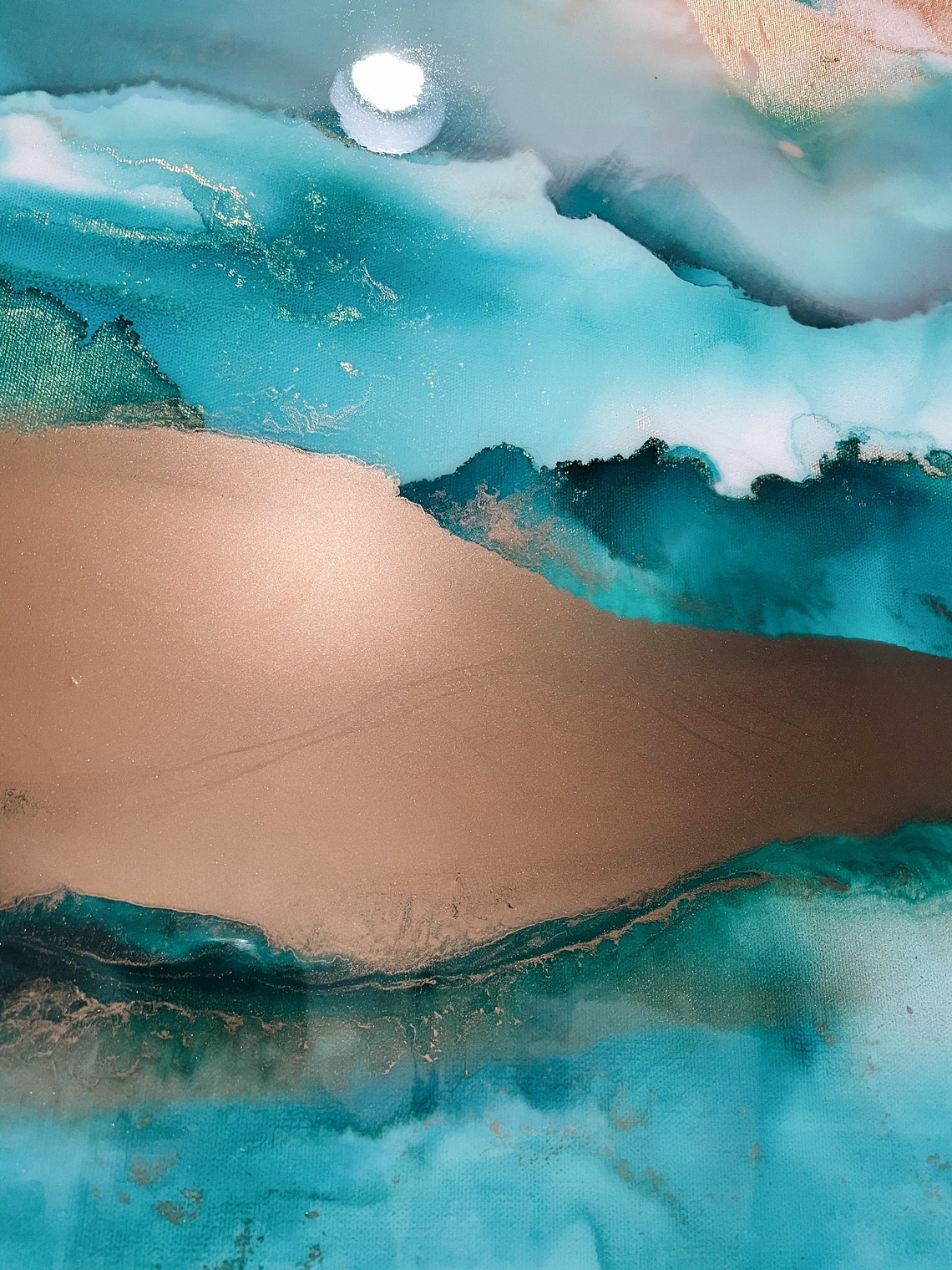 Bon Voyage / Wall Art / Original Abstract Painting/ Ready to Hang ...