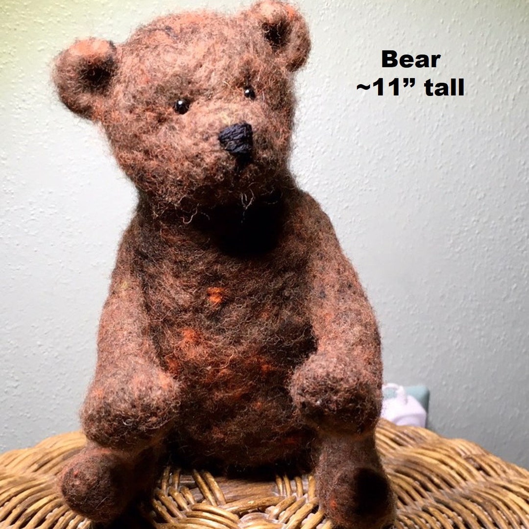 Needle Felted Wool Animals - Etsy