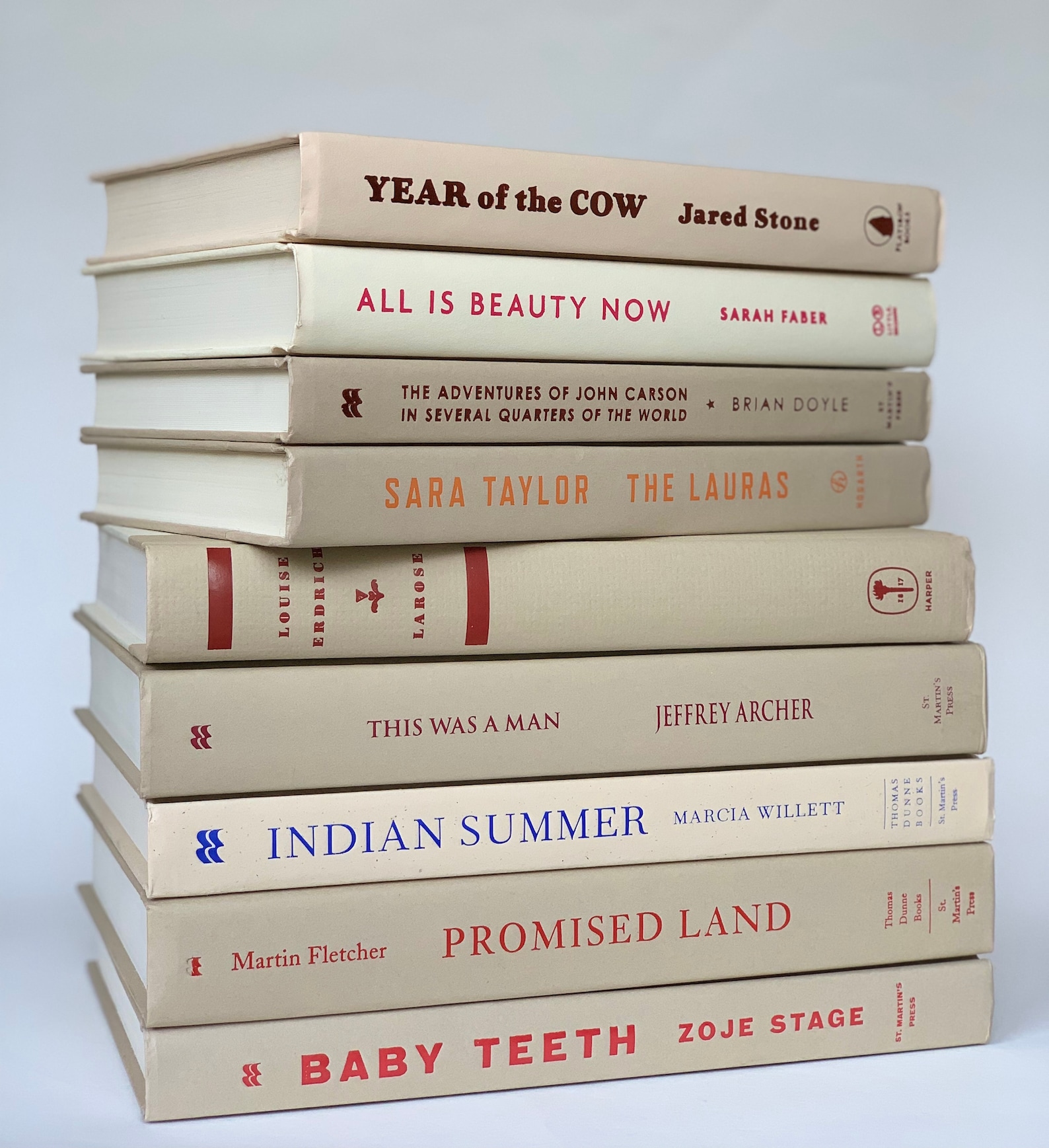 Beige Books Tan Books Cream Books Neutral Books - Etsy