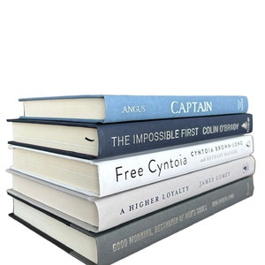 Blue Books, Gray Books, Decorative Books, Staging Books, Coastal Books ...