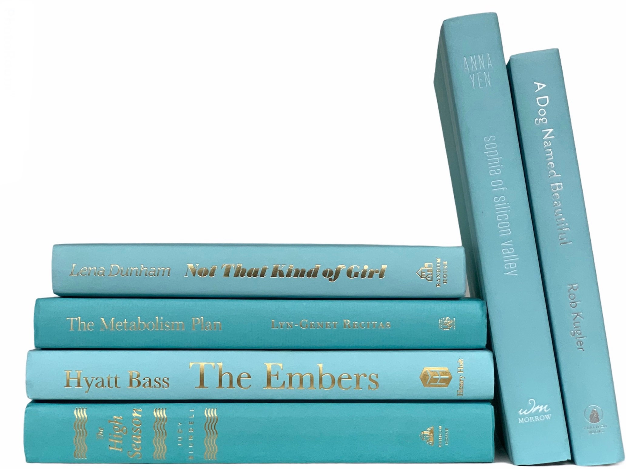 Light Blue Books Coastal Books Beach Books Decorative | Etsy