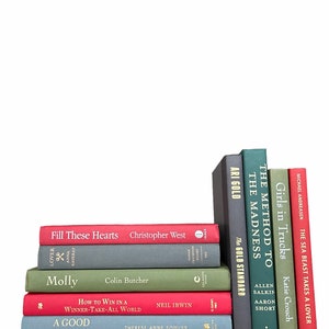 Book Decor Set, Decorative Books, Coffee Table Books, Christmas Decor ...