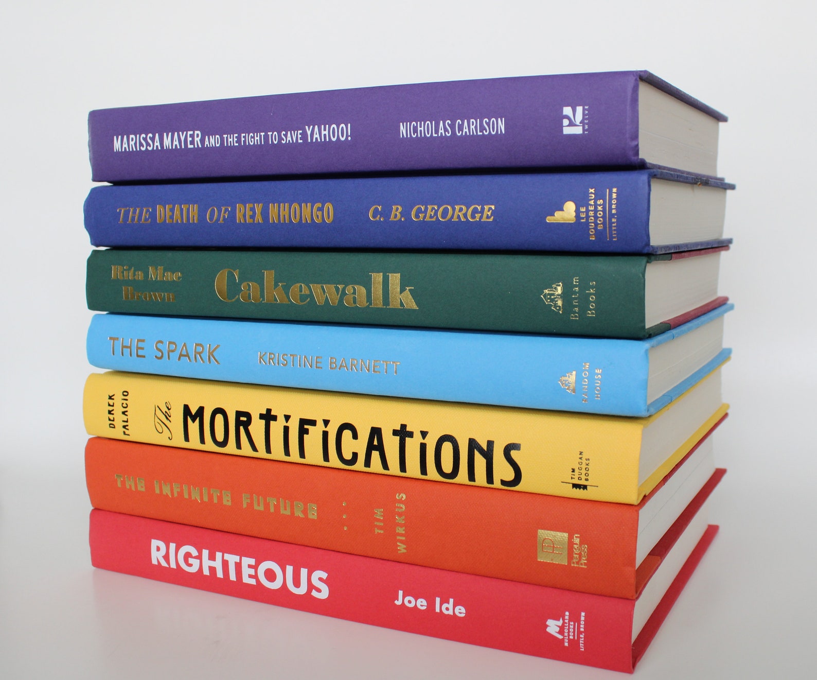 Rainbow Book Collectionpride Decordecorative Books for - Etsy