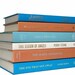 Blue, Orange, and White Decorative Hardcover Books for Home or Office ...