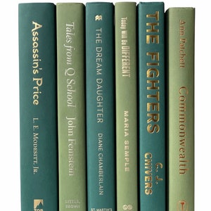 Green Books, Decorative Books, Staging Books, Book Bundle, Green Book ...