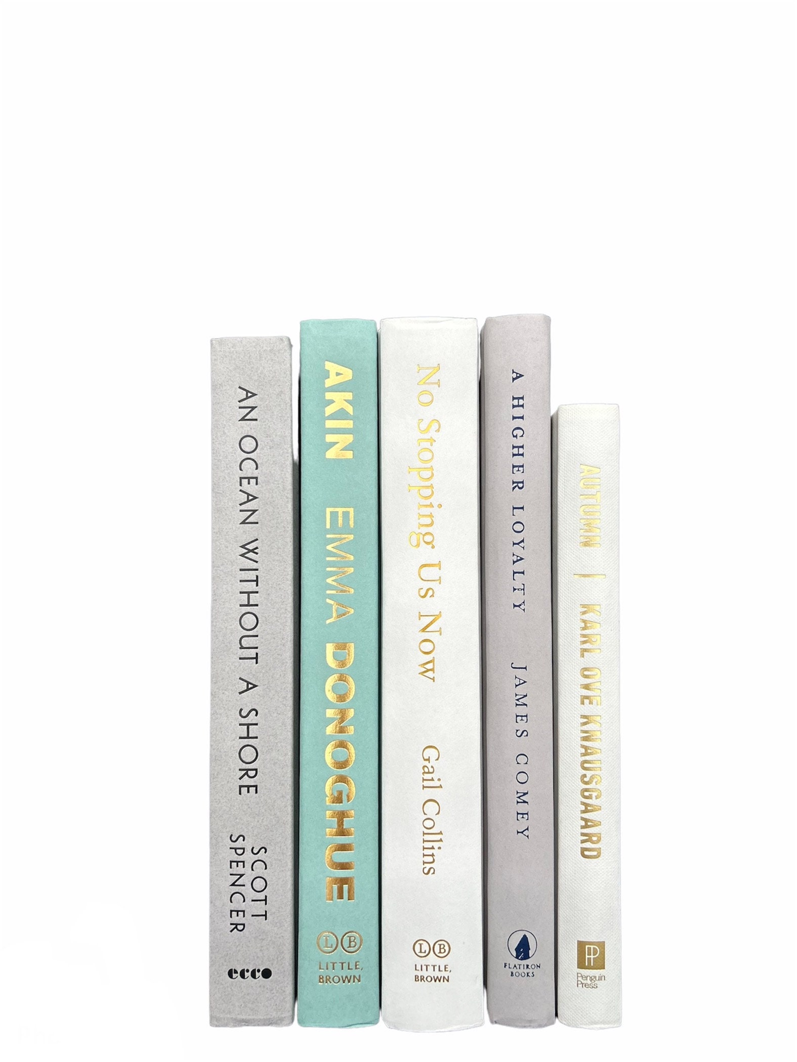 Seafoam Green & Gray Decorative Book Stack: Coastal Home Staging - Etsy