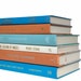 Blue, Orange, and White Decorative Hardcover Books for Home or Office ...
