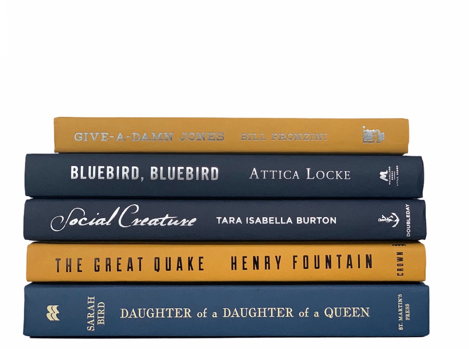 Blue Navy and Yellow Books Mustard Yellow Books - Etsy UK