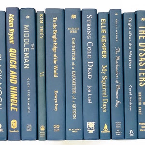 Blue Books - Dark Blue Books - Decorative Books - Staging Books ...