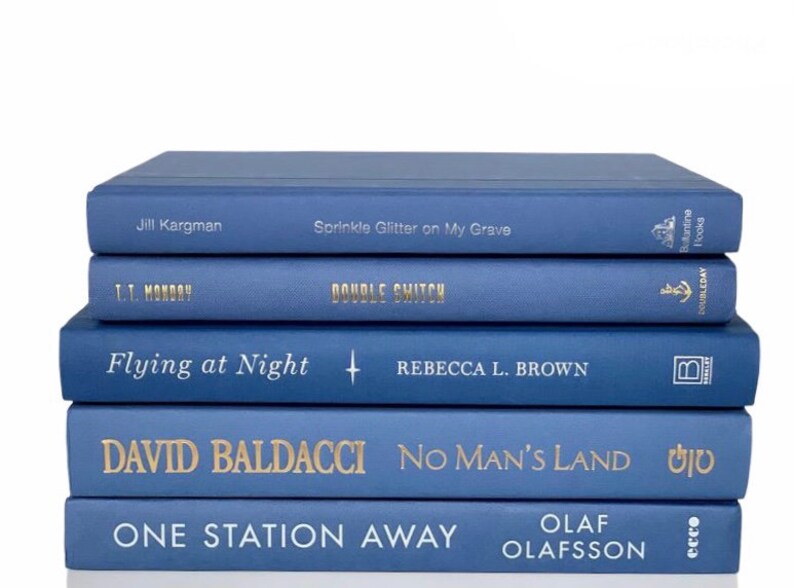 Blue Books Coastal Books Beach Books Decorative Books - Etsy