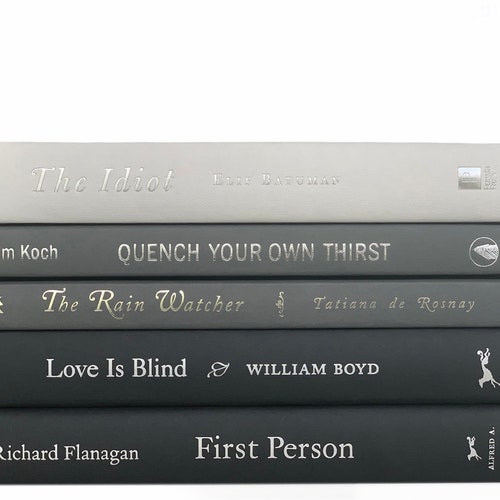 Gradient Black and Gray Books Staging Books Decorative - Etsy