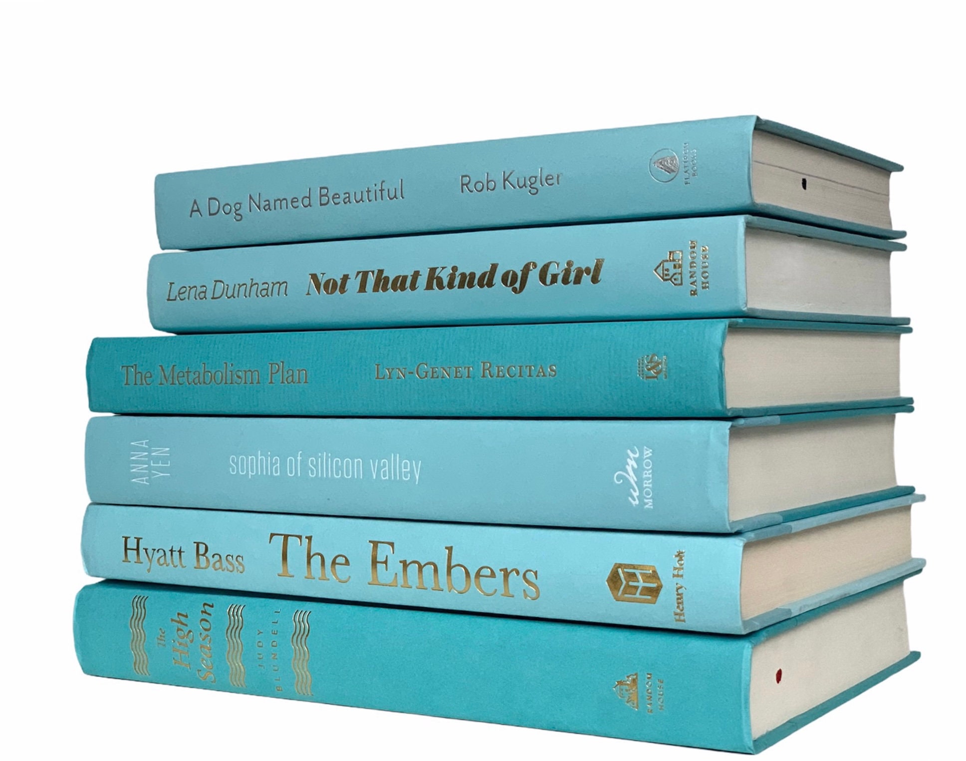 Light Blue Books Coastal Books Beach Books Decorative | Etsy