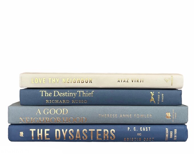 Blue and Gray Books - Decorative Books - Staging Books - Stack of Books ...