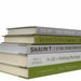 Green, Light Gray, and White Books Decorative Books Staging Books Books ...