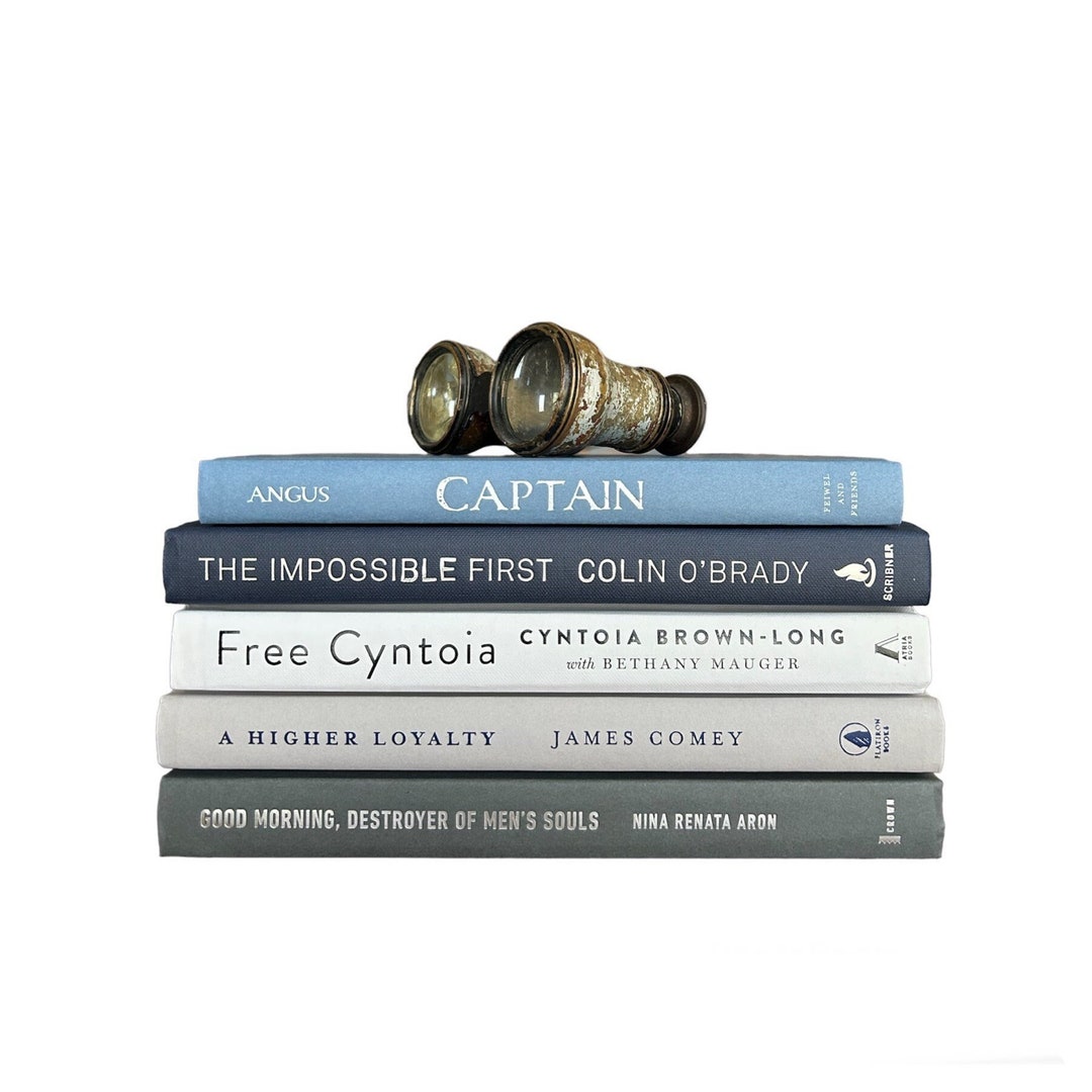 Blue Books, Gray Books, Decorative Books, Staging Books, Coastal Books ...