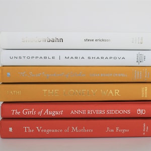 Yellow, Orange and White Books - Staging Books - Decorative Books ...