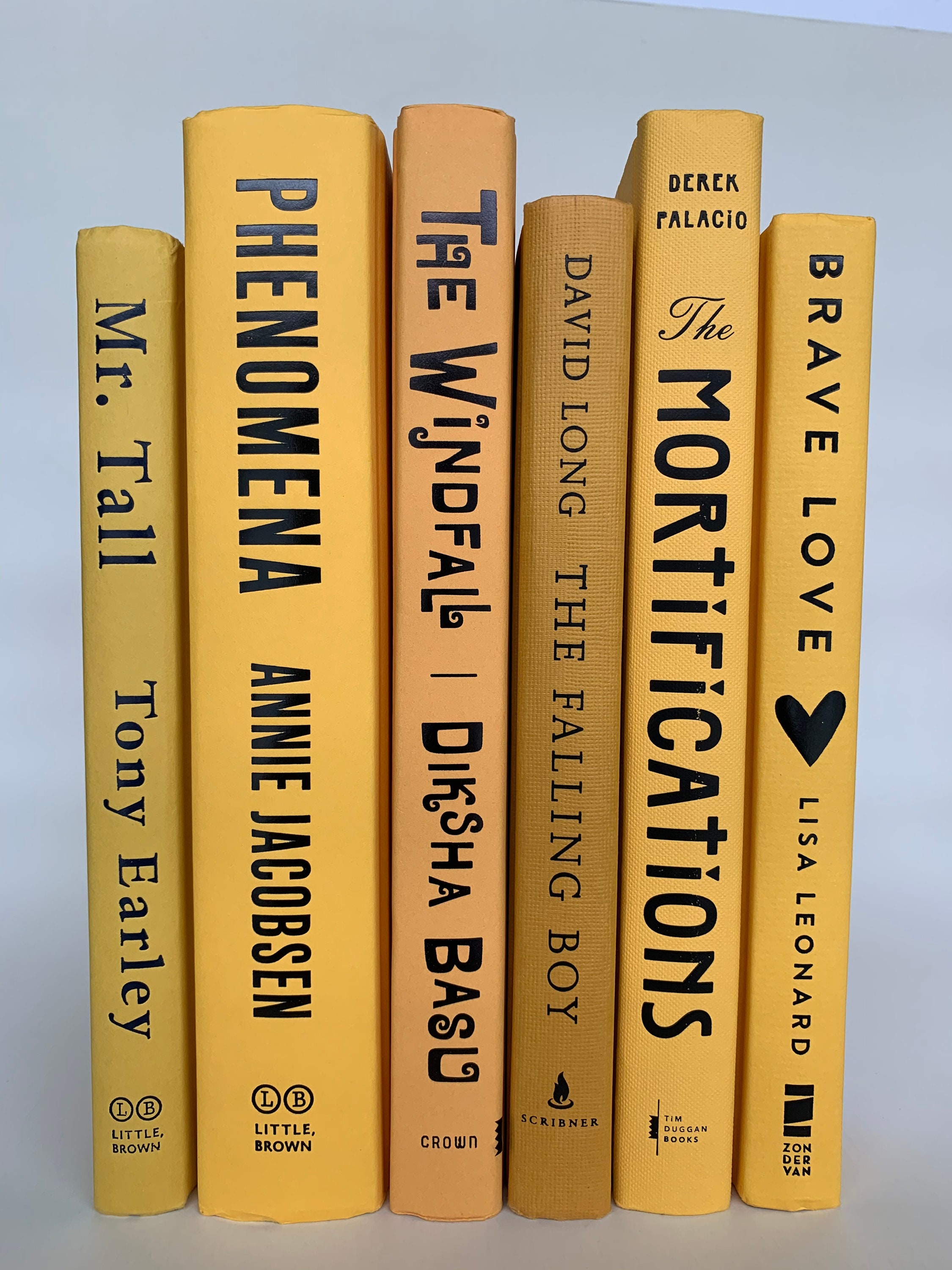 Mustard Yellow Books Staging Books Decorative Books | Etsy