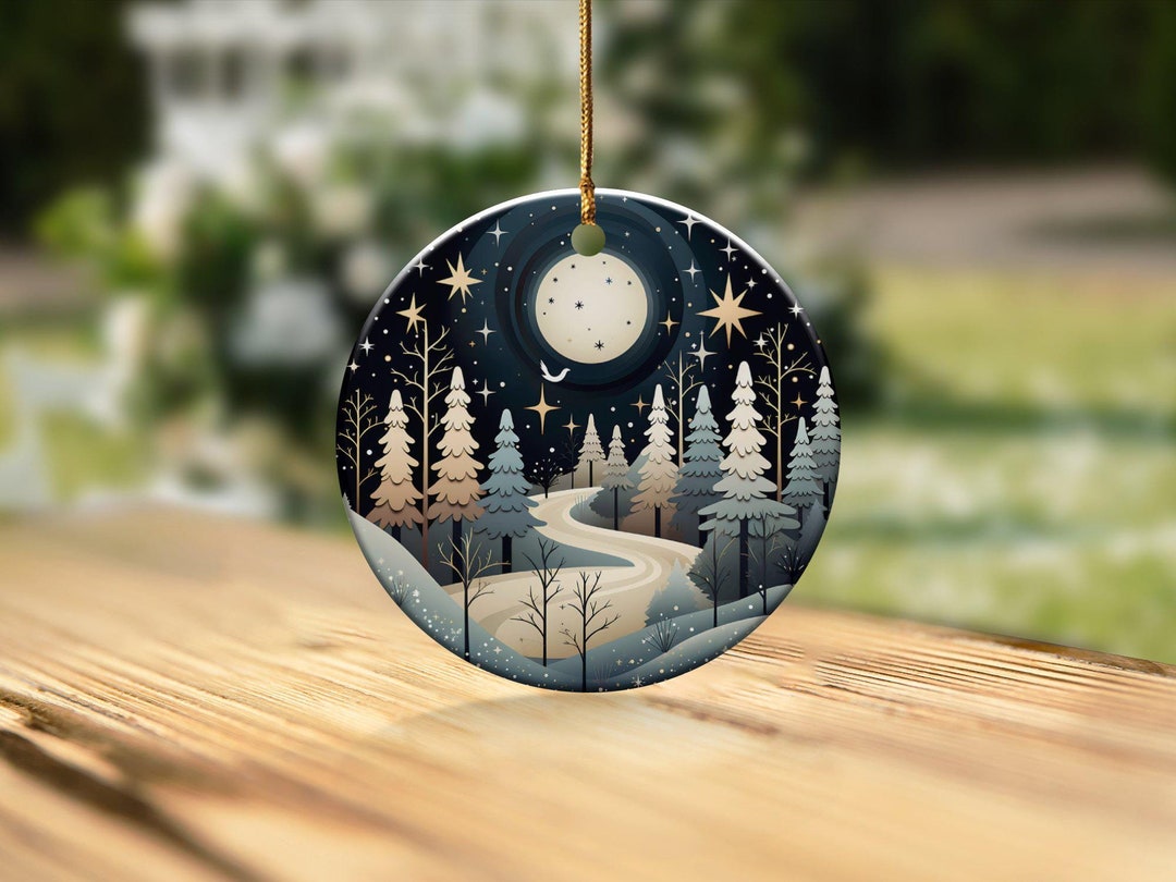 Enchanting Winter Wonderland Ornament, Holiday Decor, Christmas Tree ...