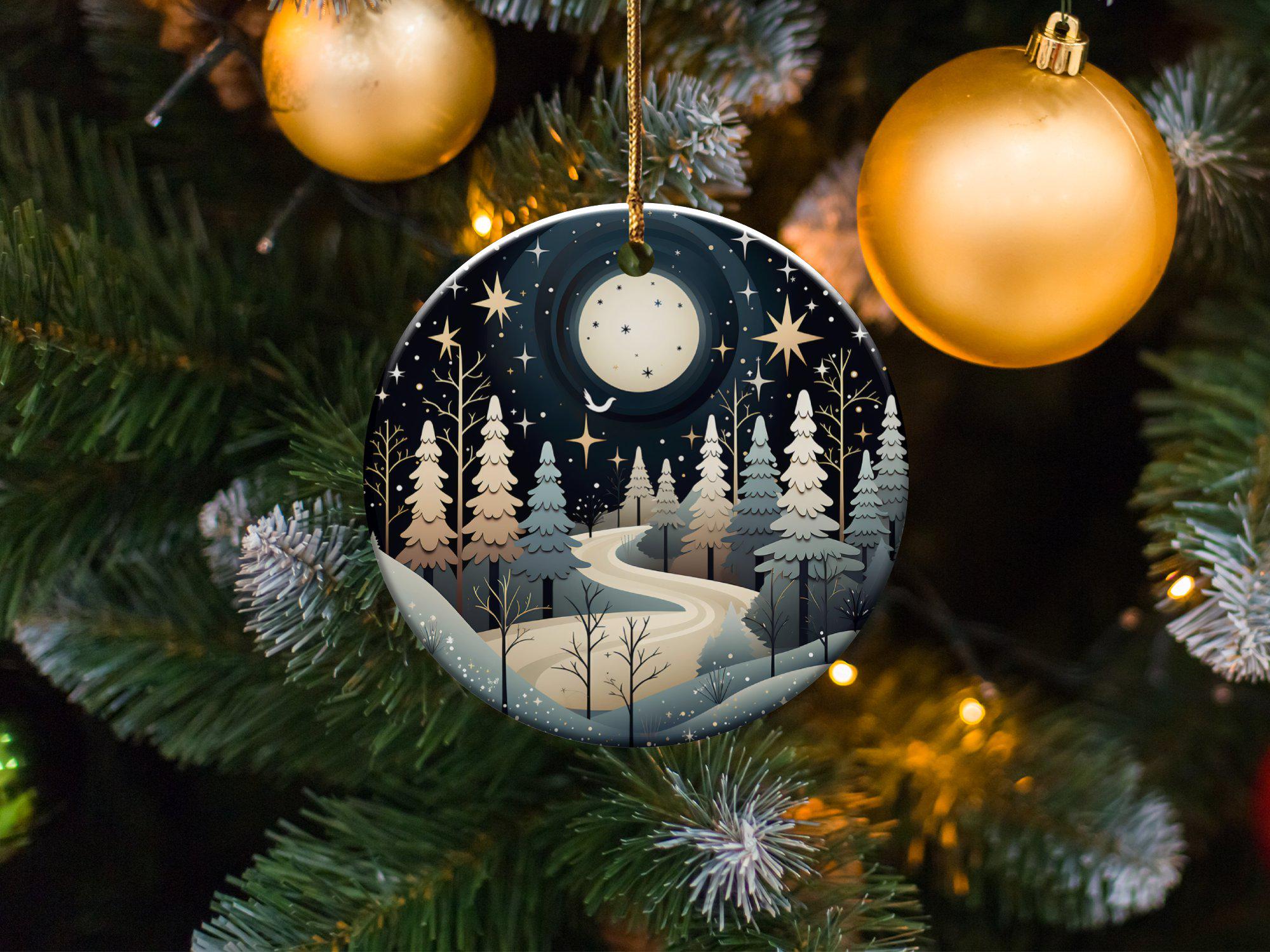 Enchanting Winter Wonderland Ornament, Holiday Decor, Christmas Tree ...