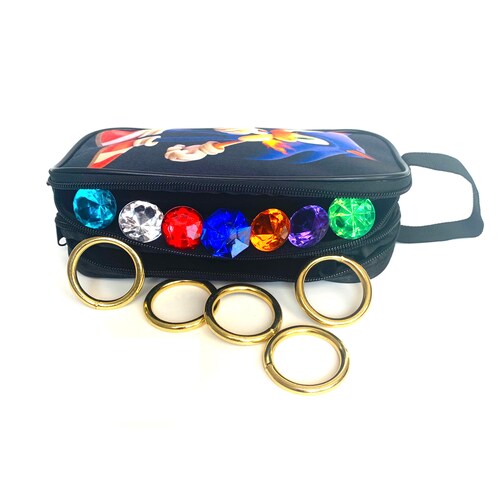 Sonic Gold 9 Mini Metal Power Rings Game Figure Display - Etsy