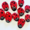 10 Bright Hand Painted Rainbow Rocks, Kindness Rocks, Garden Rocks ...