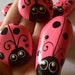Adorable Set of Four Red Ladybugs, Ladybug Family, Ladybug Crossing ...