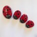 Adorable Set of Four Red Ladybugs, Ladybug Family, Ladybug Crossing ...