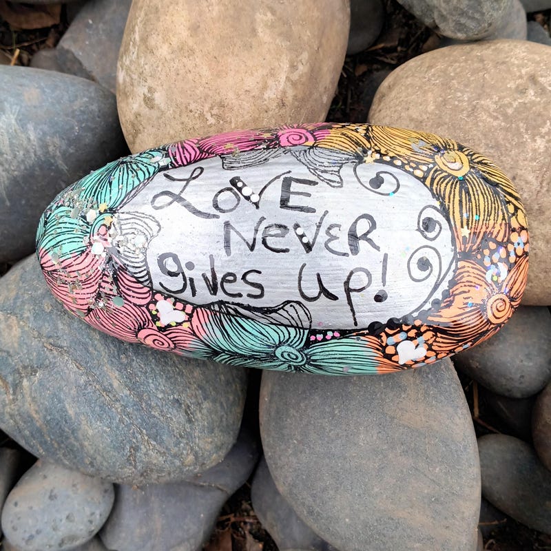 Rock Paperweight - Etsy