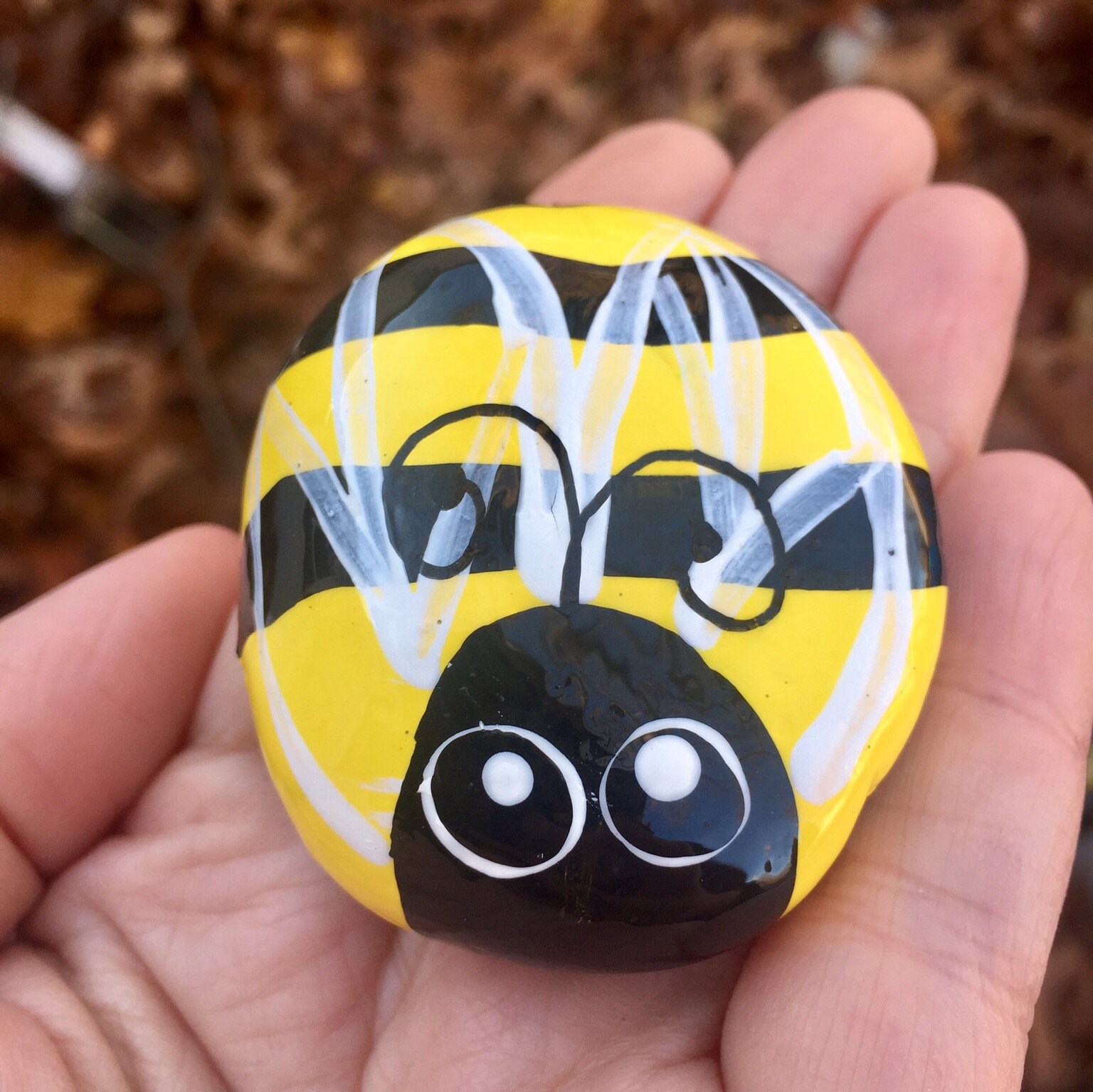 Set of 10 Bumblebee Painted Rocks Bee Rocks for Garden Home - Etsy