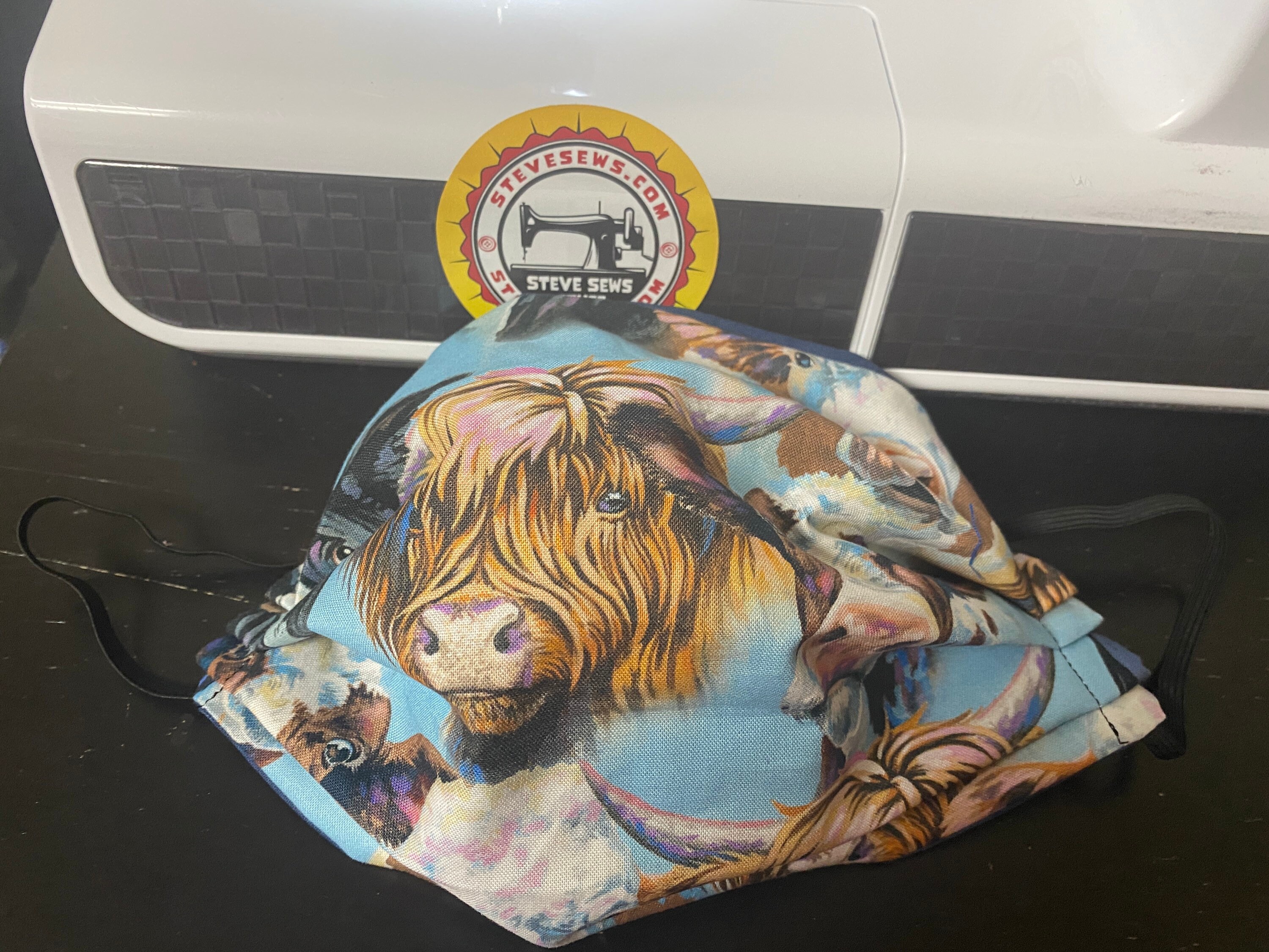 Cow Face Mask - Etsy