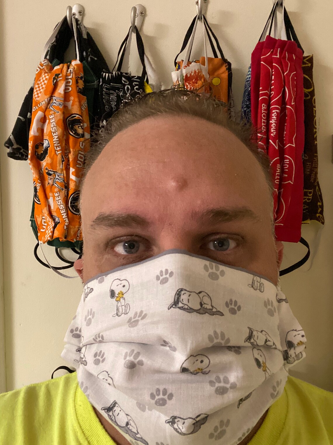 Snoopy Face Mask | Etsy