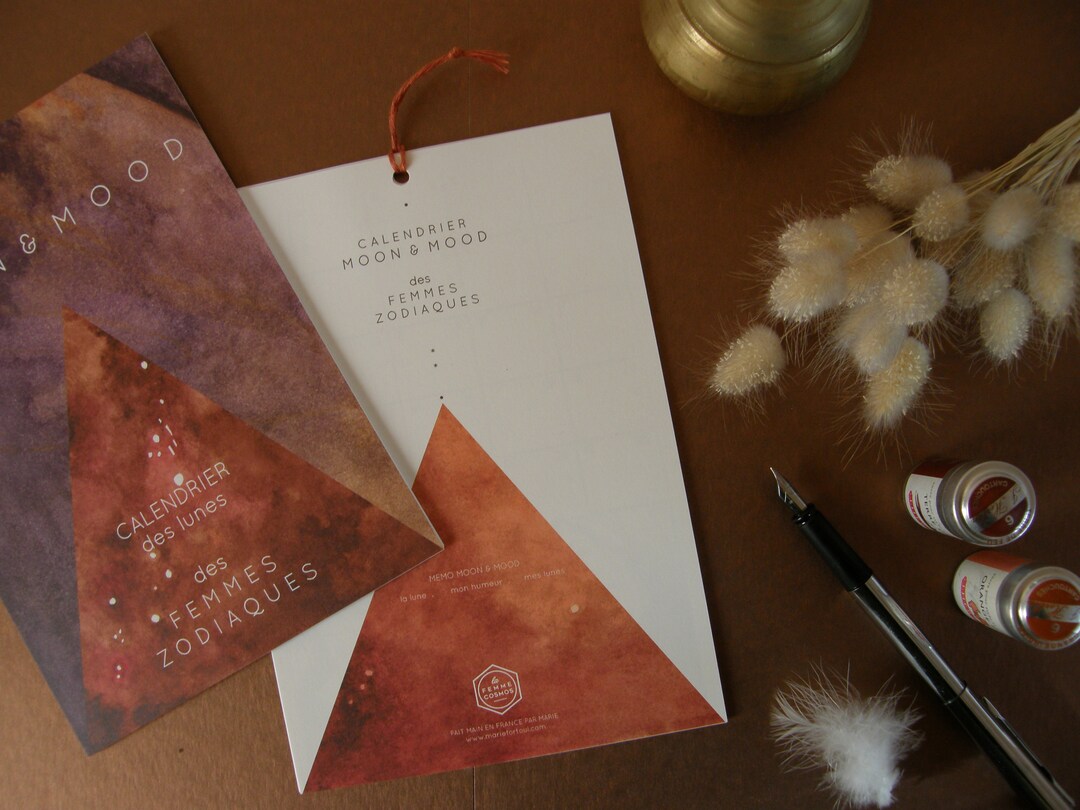 Illustrated Menstrual Calendar / A5 Format / Celestial Art / Calender ...
