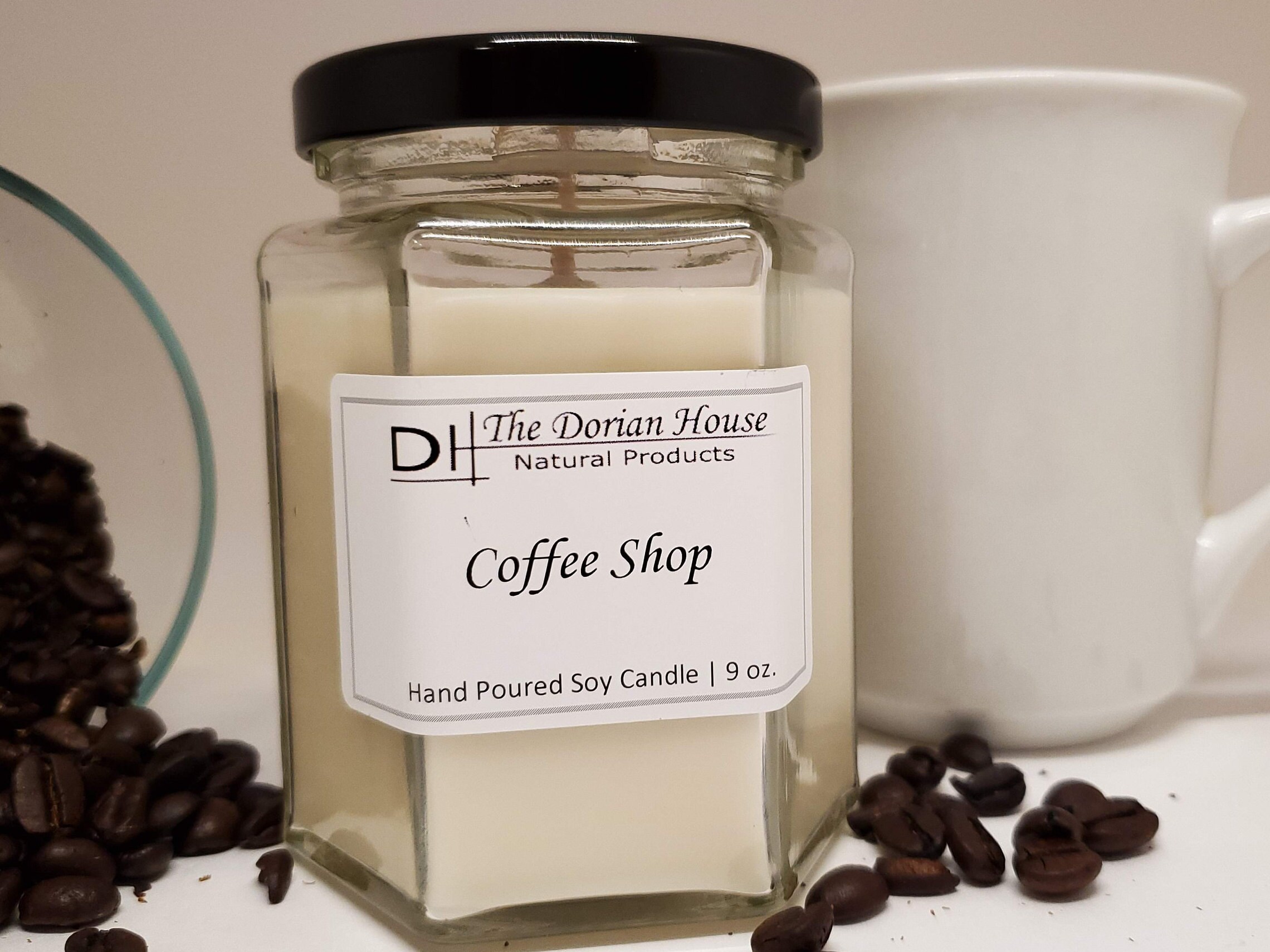 COFFEE SHOP Scented Soy Candle 4oz and 9oz Available - Etsy