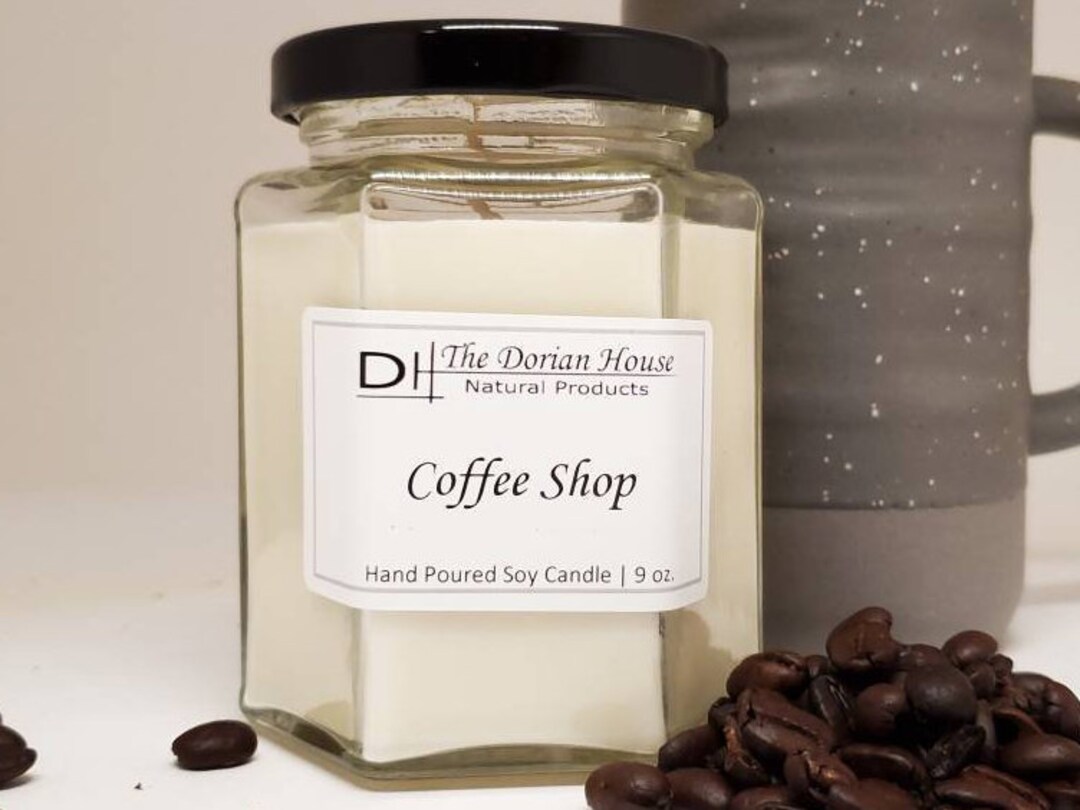 COFFEE SHOP Scented Soy Candle - 4oz and 9oz Available - Etsy