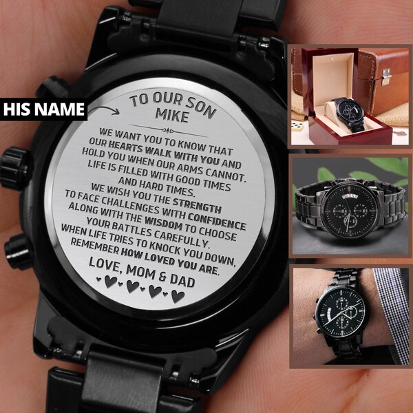 Son Watch From Mom and Dad - Etsy