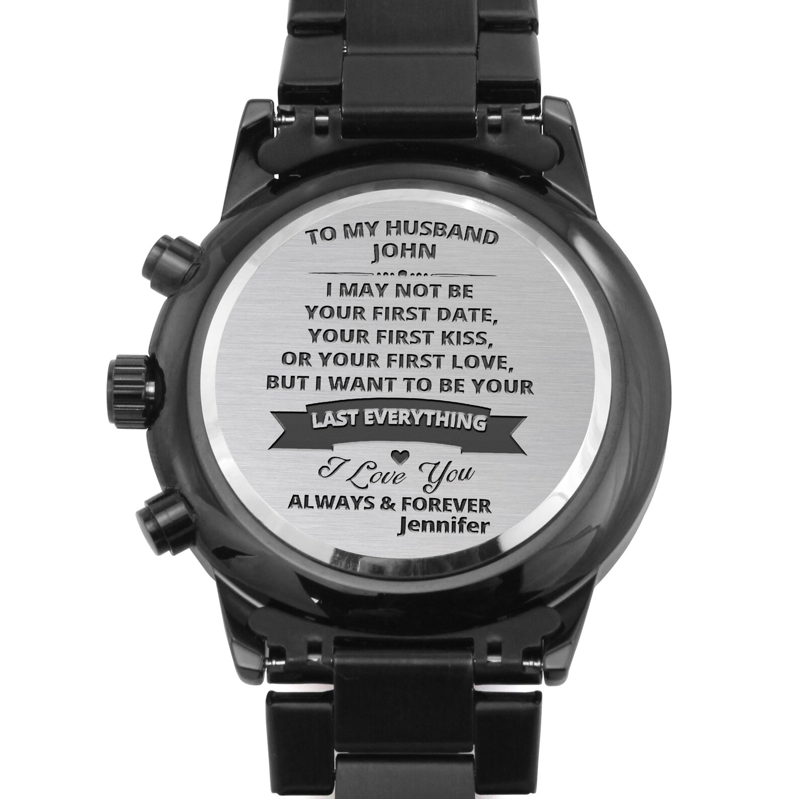 Engraved Watch for Husband Husband Birthday Gift Anniversary - Etsy