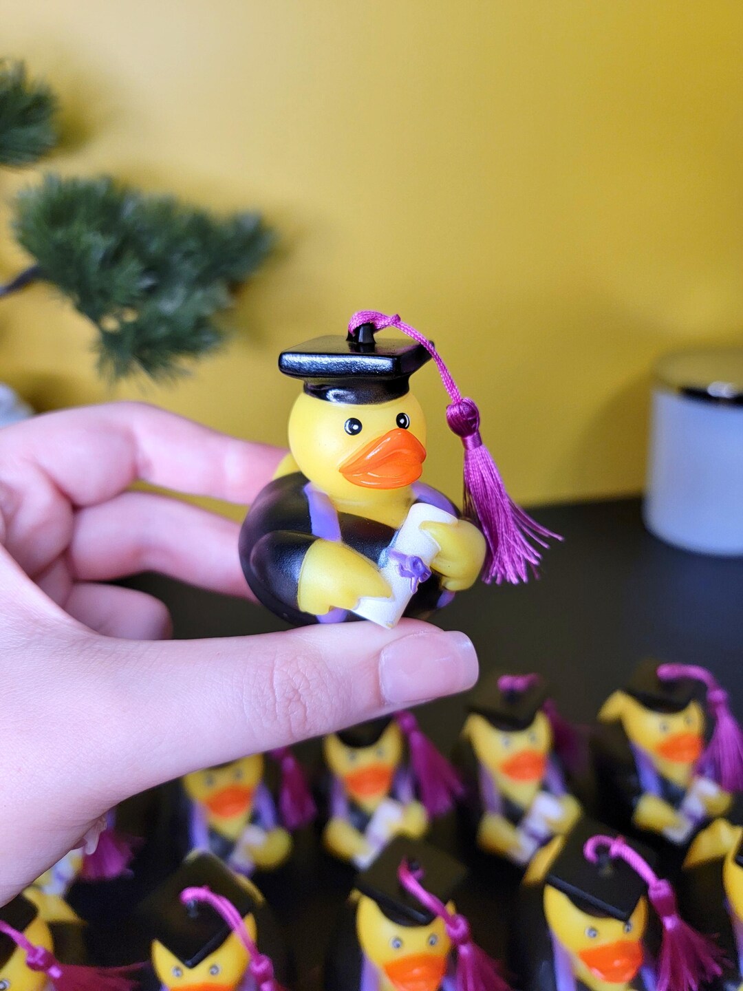 Mini Graduation Rubber Duck Toy Cute Grad Gift | Class of 2025 Party ...