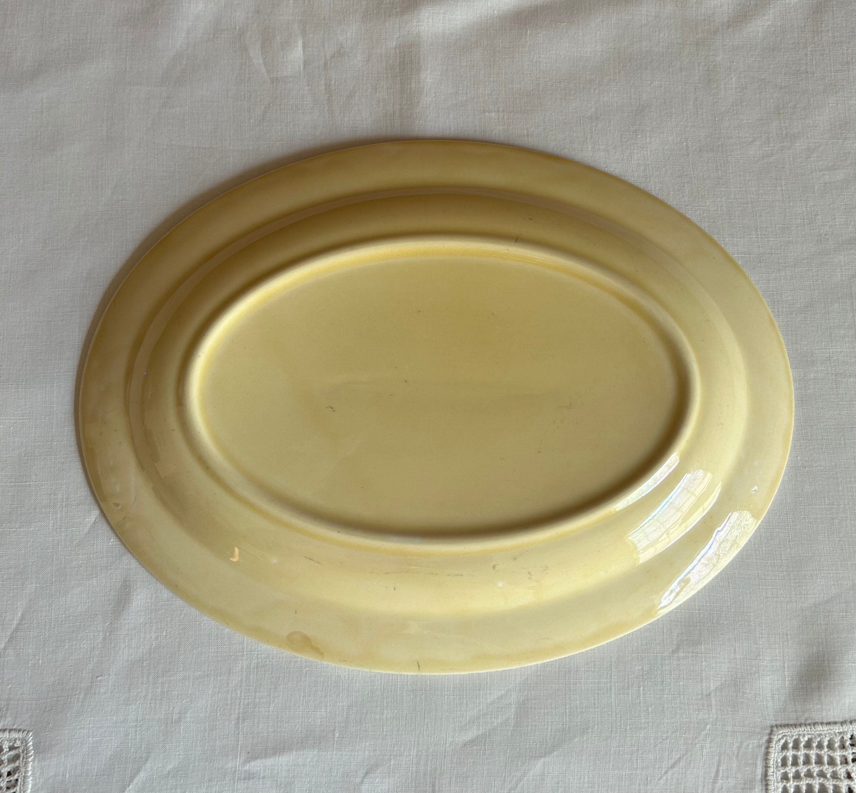 Vintage Edwin M Knowles Oval Serving Platter, Tijuana Pattern sleeping ...