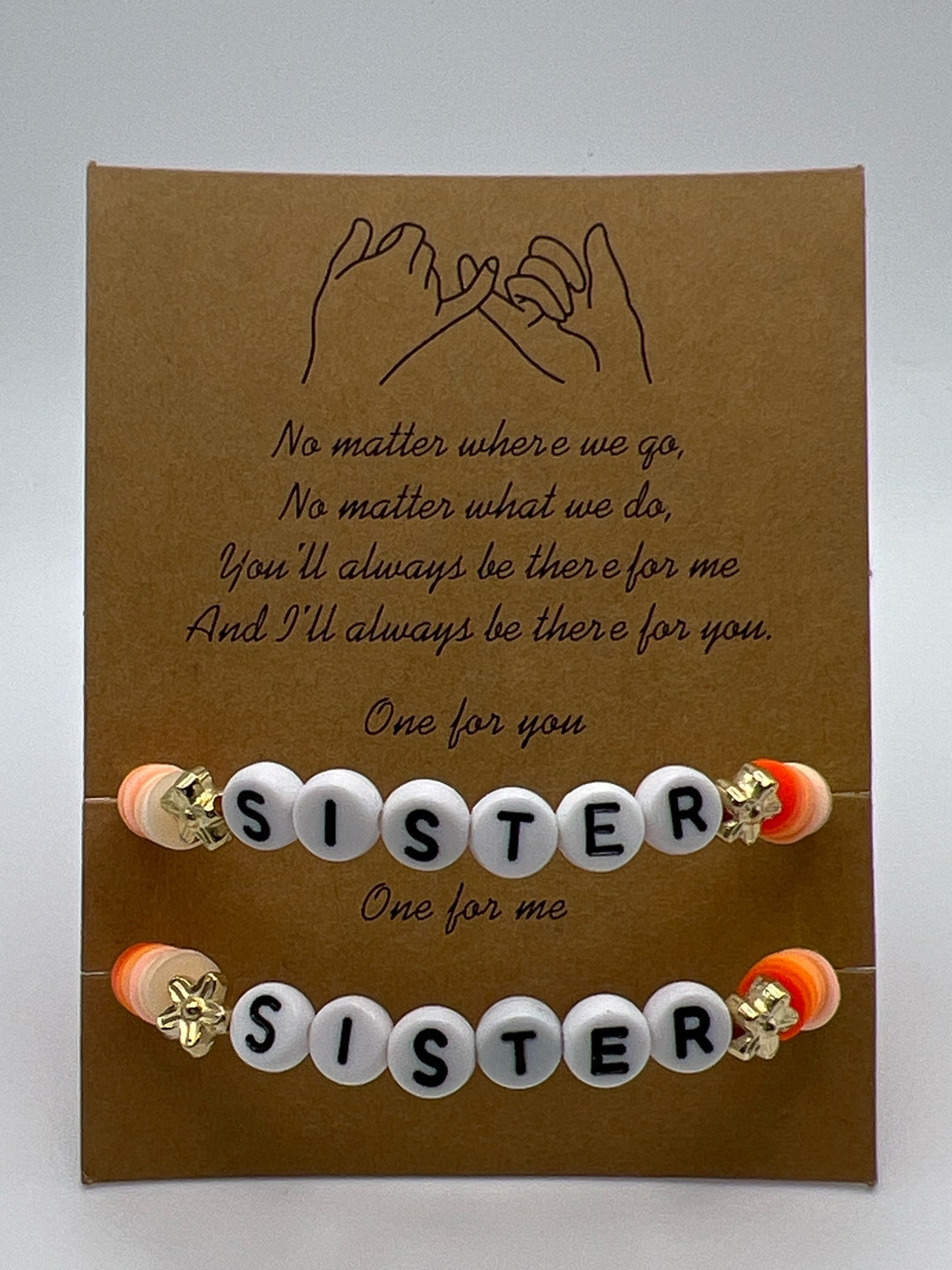 Handmade Bracelets - Twin Series - Sister 2Z3 - Etsy