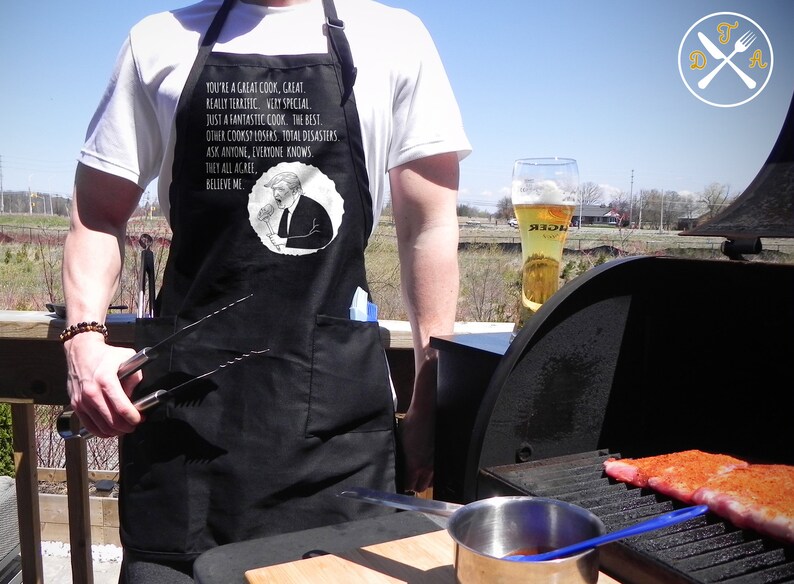 Funny Trump Gift Donald Trump Apron - Funny Bbq Apron for Men, Cooking ...