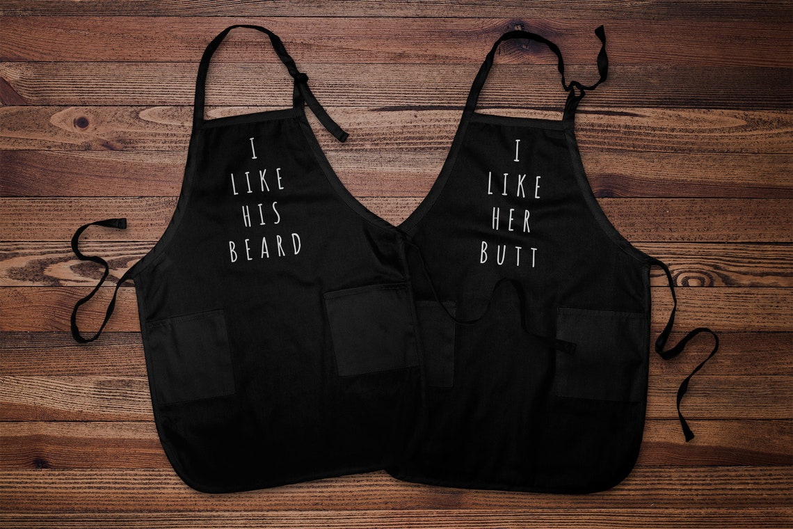 Matching Aprons for Couples Funny Couple Gift Anniversary - Etsy