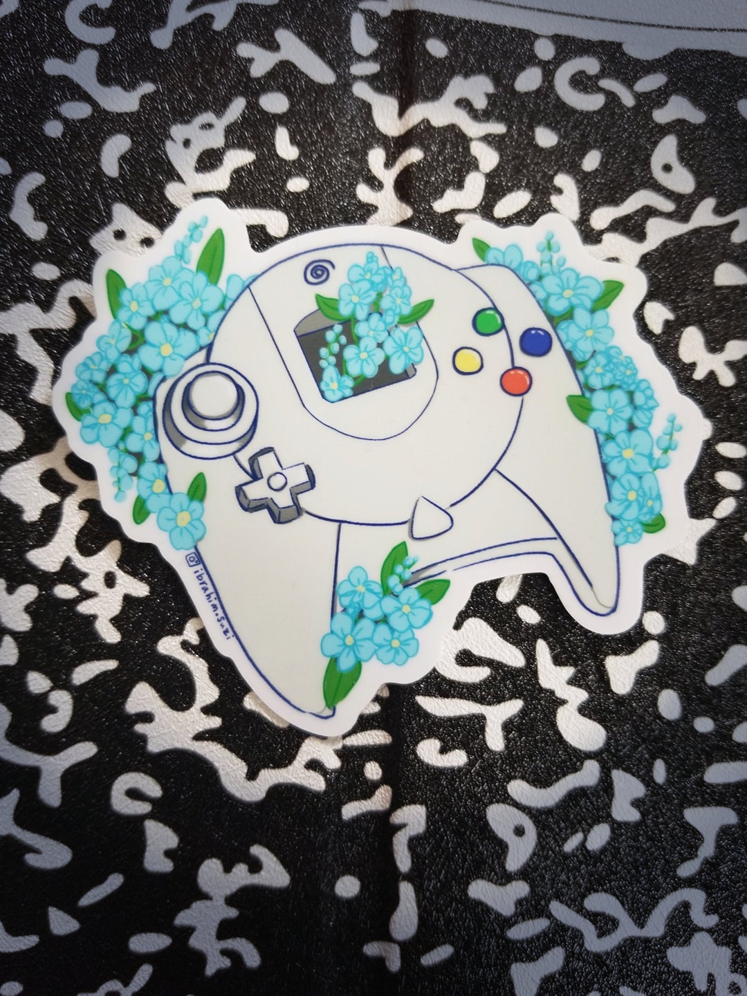Dreamcast Forget-me-not Sticker - Etsy