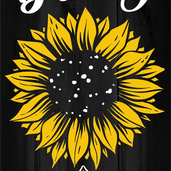 Sunflower Porch Sign - Etsy