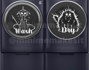 Wash and Dry Decal | Etsy