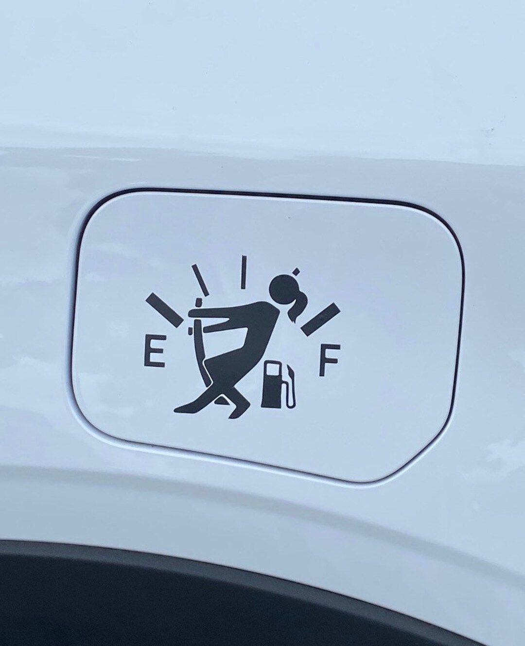 Empty Gas Tank Decal - Etsy