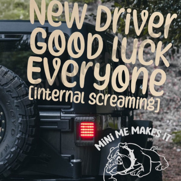 Funny New Driver Sticker - Etsy