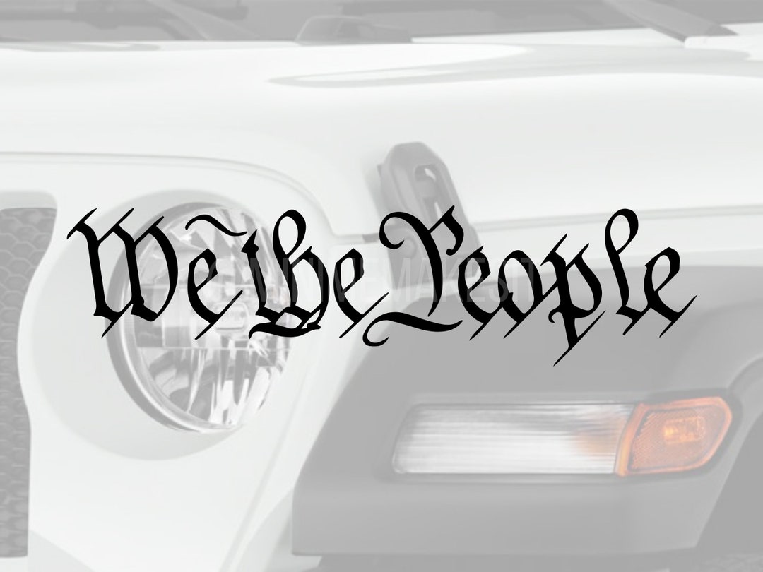 2 Pack- We the People Decal, Freedom Decal, Republican Decal - Etsy