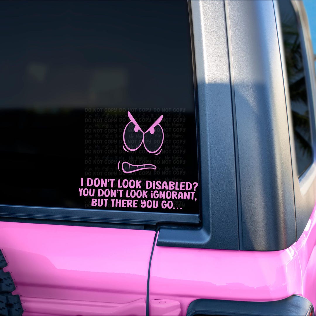Invisible Disability Awareness Decal - Etsy