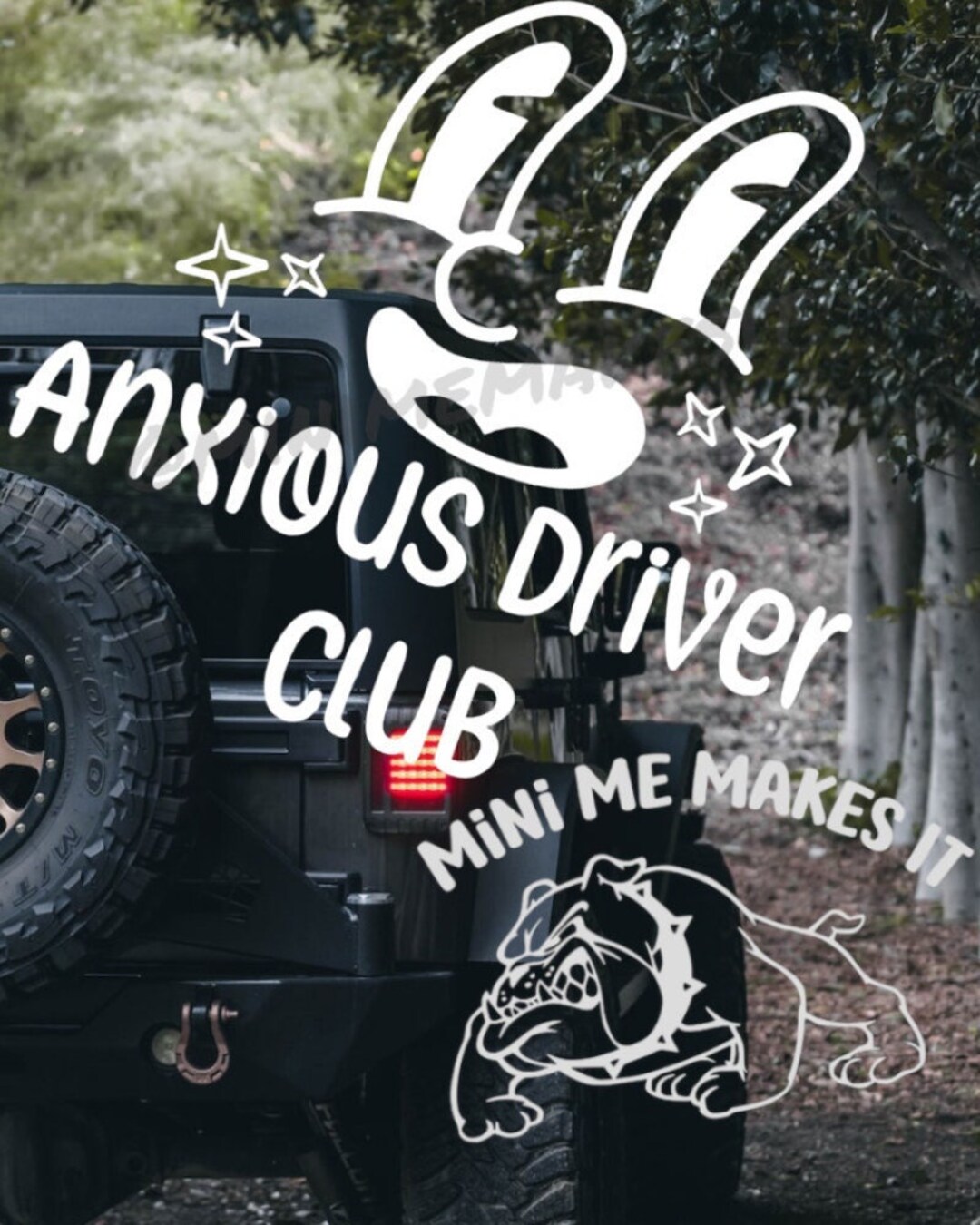 Anxious Drivers Club Vinyl Decal, Car Decal, Funny New Driver Bumper ...