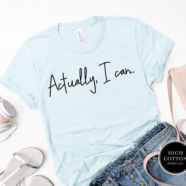 Actually I Can - Etsy